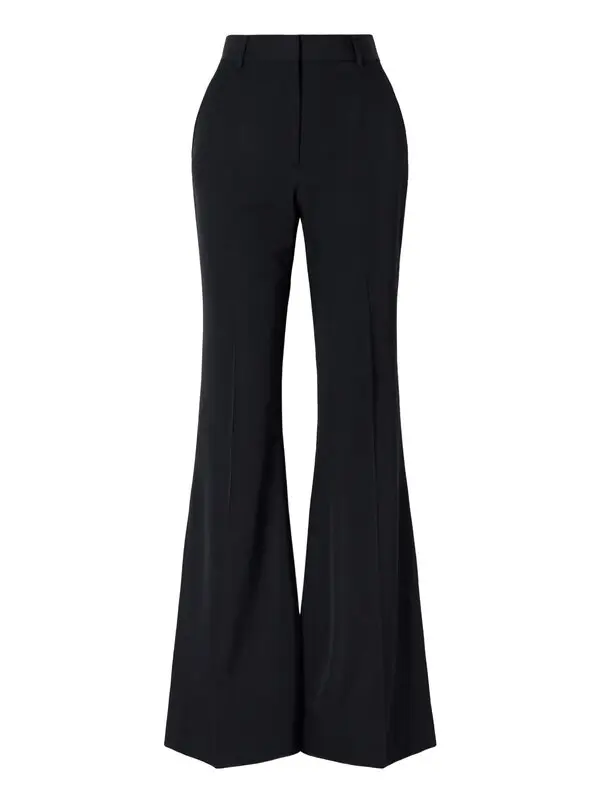 Stella McCartney Wool Flared Trousers - Black