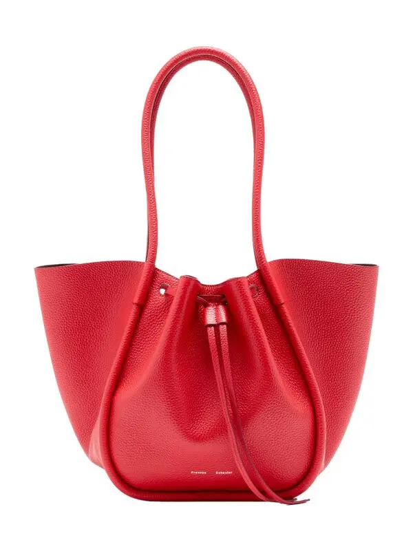 Proenza Schouler Large Ruched Tote Bag - Tomato