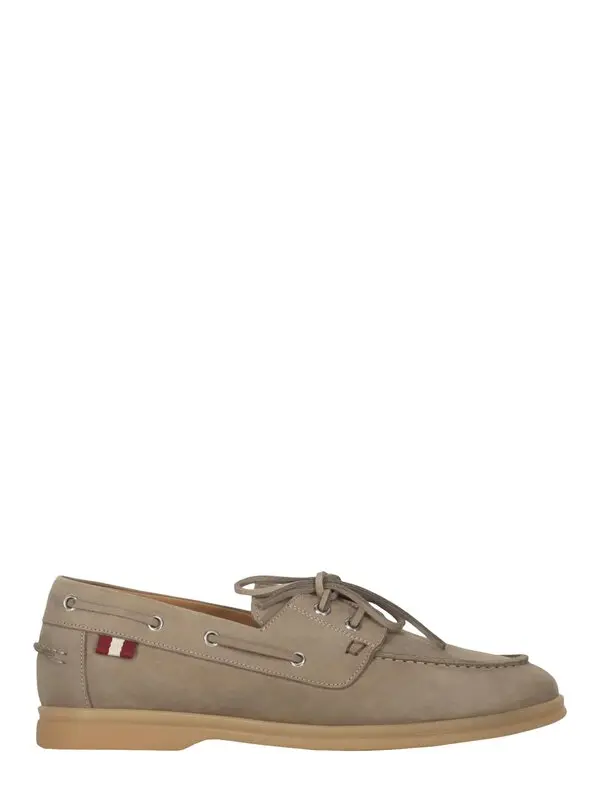 Bally Round-toe Moccasins With Lace-up Detail - No