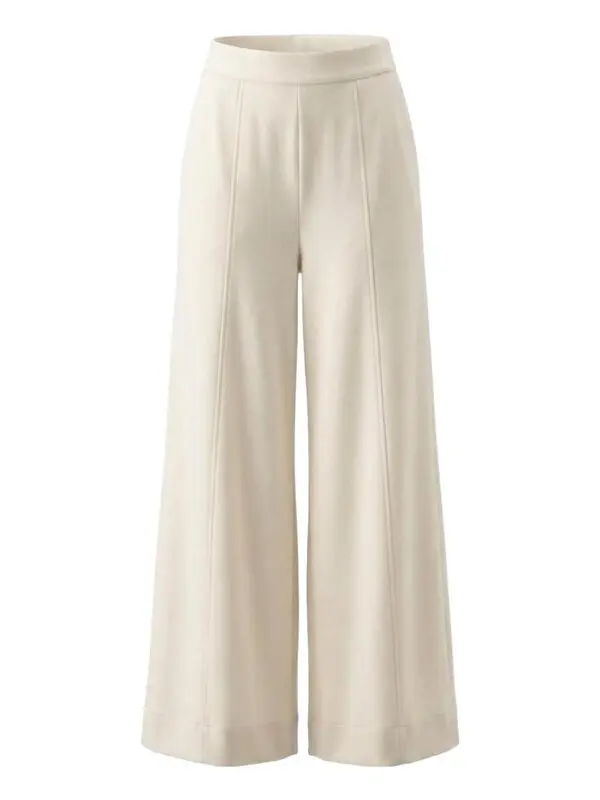 Gucci Cotton Silk Jersey Leisure Pants - White