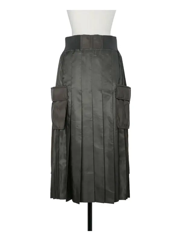 Sacai Pleated Twill Skirt - No