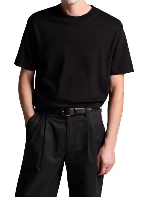 Vince Peached Cotton Jersey T-shirt - Black