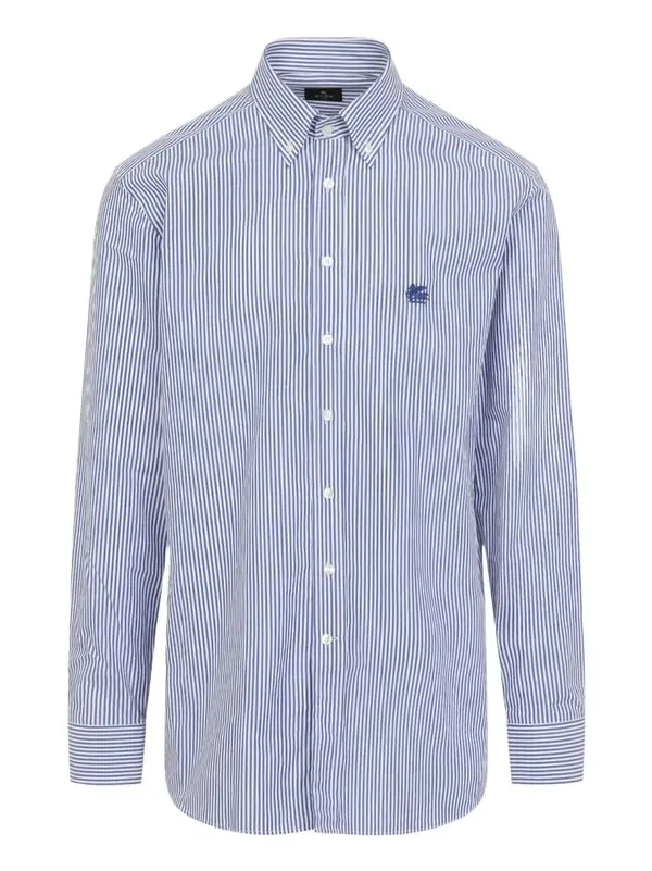 Etro Roma Striped Shirt - Blue