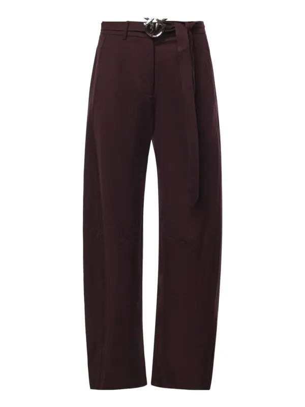 Pinko Love Birds Straight Leg Trousers - No