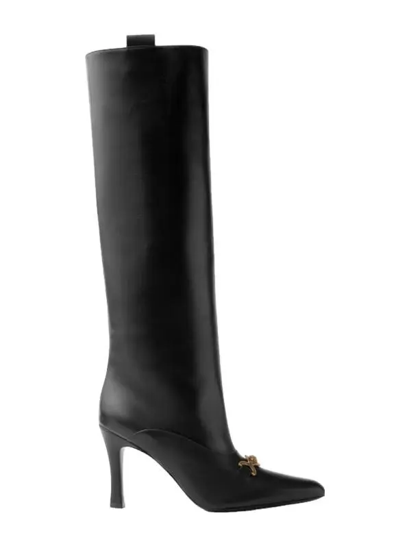 Versace Marisa Leather Boots 90mm - Heis