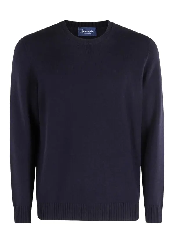 DRUMOHR Long Sleeve Sweater - Blue