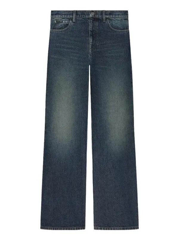 COURREGES Belt Loop Jeans - Medium Blue