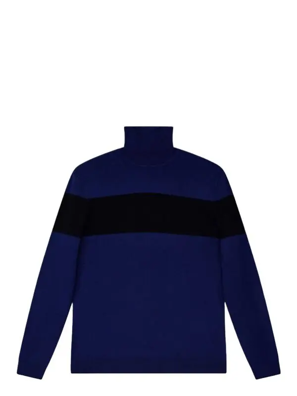 Armani Exchange Fine-knit Viscose Pullover - Blue