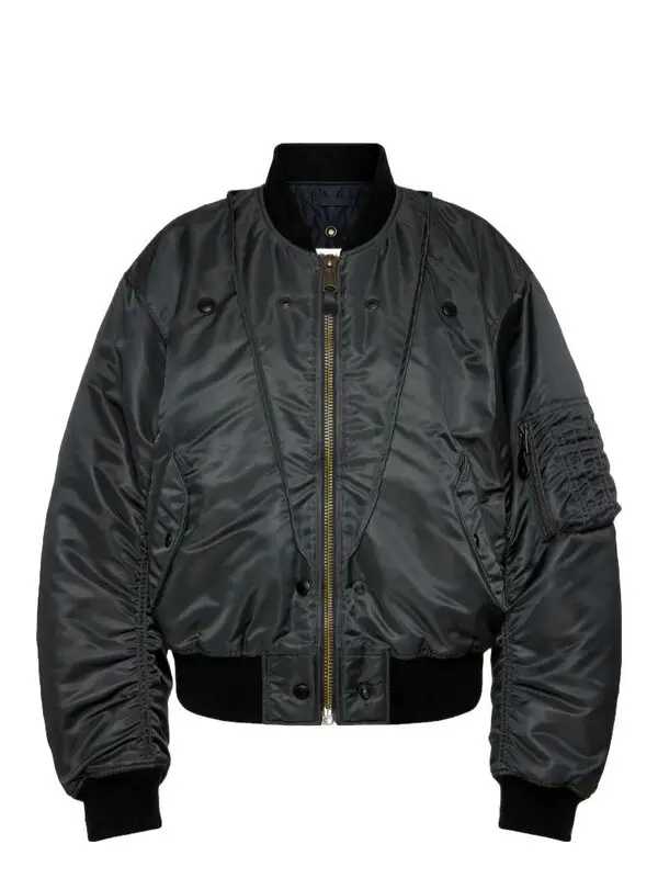 MAISON MARGIELA Reversible Bomber Jacket - Dark Gray