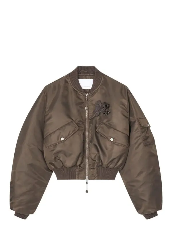 Cecilie Bahnsen Cbcallie" Bomber Jacket - Brown