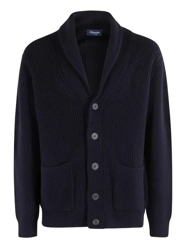 DRUMOHR Long-sleeve Knit Cardigan - Blu