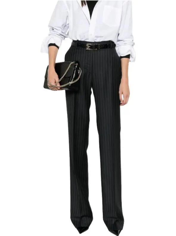 TOM FORD Pin-striped Tailored Trousers - No