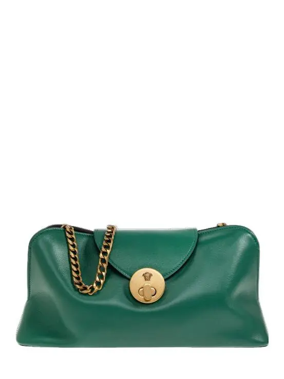 Versace Small Chain Shoulder Bag - Green