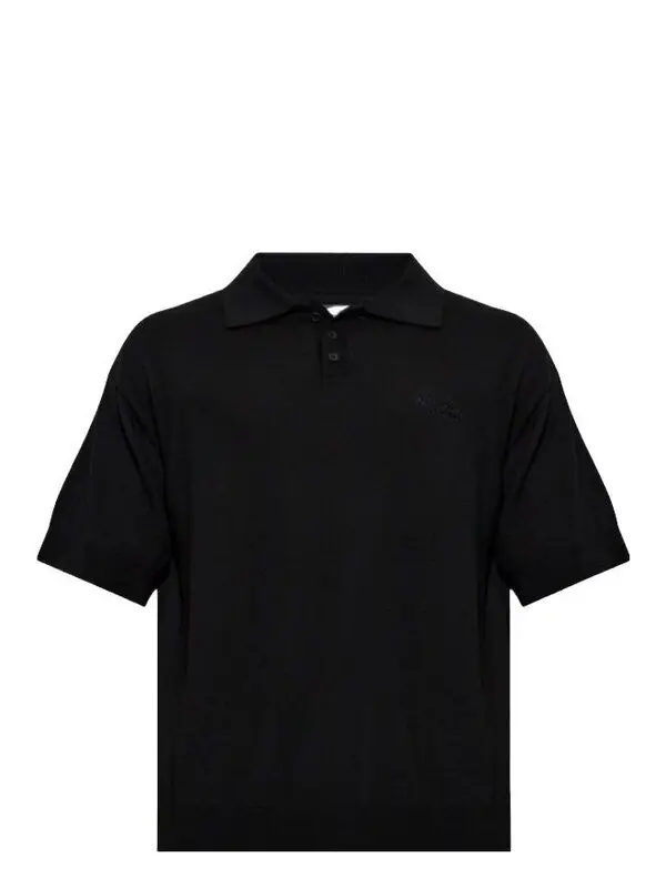 Mcm X Dj Khaled Knit Polo Shirt - Black