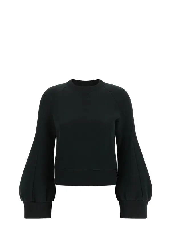 Sacai Balloon Sleeve Sweatshirt - Black