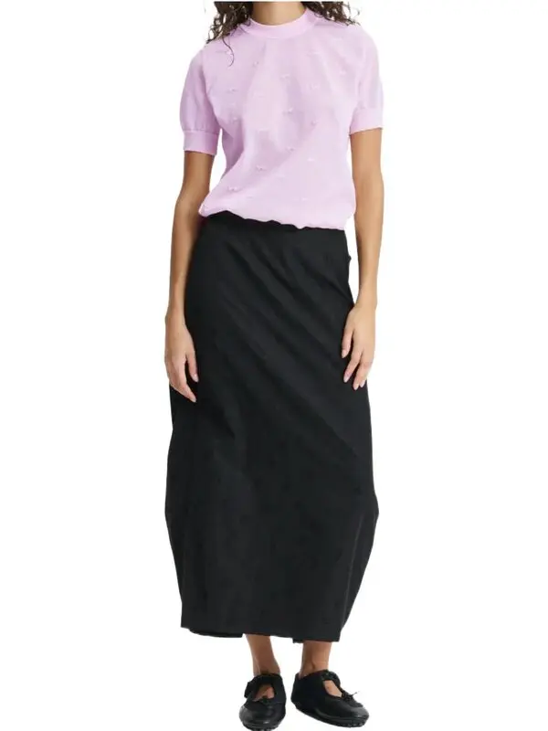 Cecilie Bahnsen Bow Knitted Jumper - Pink Lady