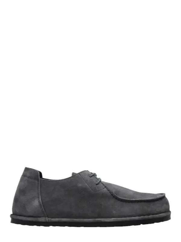 BIRKENSTOCK Lace Up Flat Shoes - Charcoal