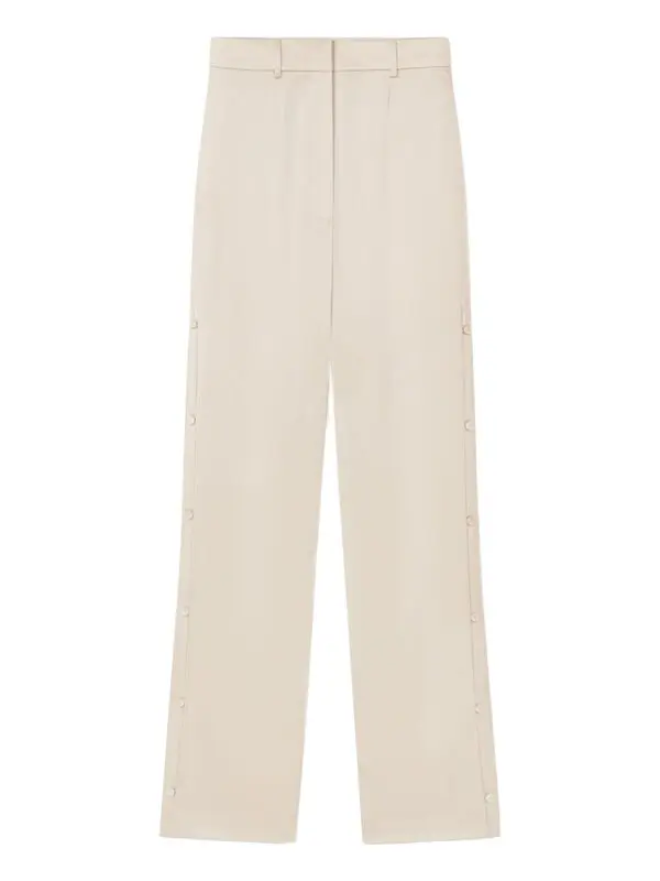 Nanushka Felina Satin Slip Pants - Nude