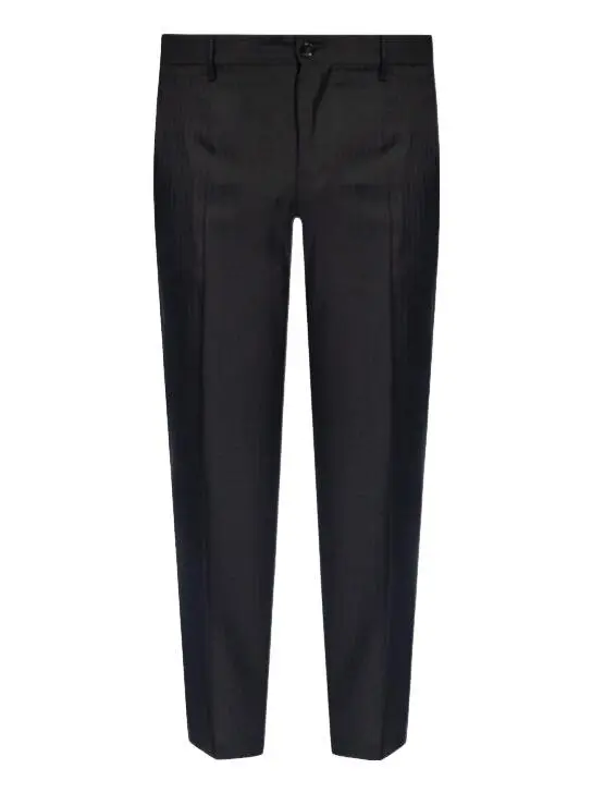 Dolce & Gabbana Tailored Pressed Crease Trousers - Black