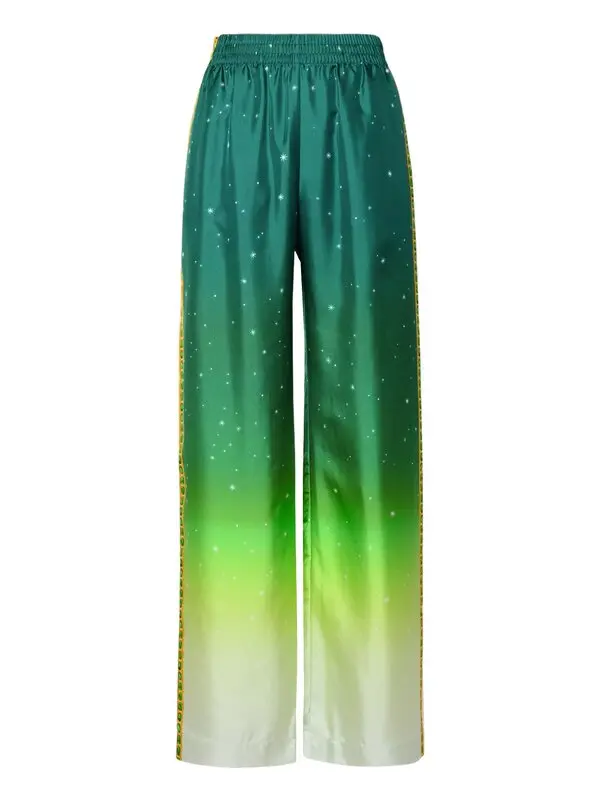 Casablanca Joyaux D'afrique' Wide Leg Trousers - Green