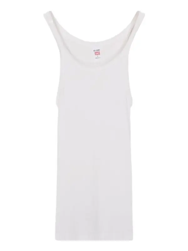 RE/DONE Ribbed Tank Top - White