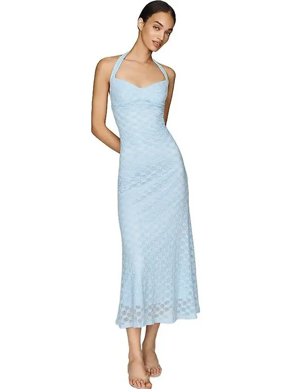 Bardot Mariko Midi Dress - Cornflower