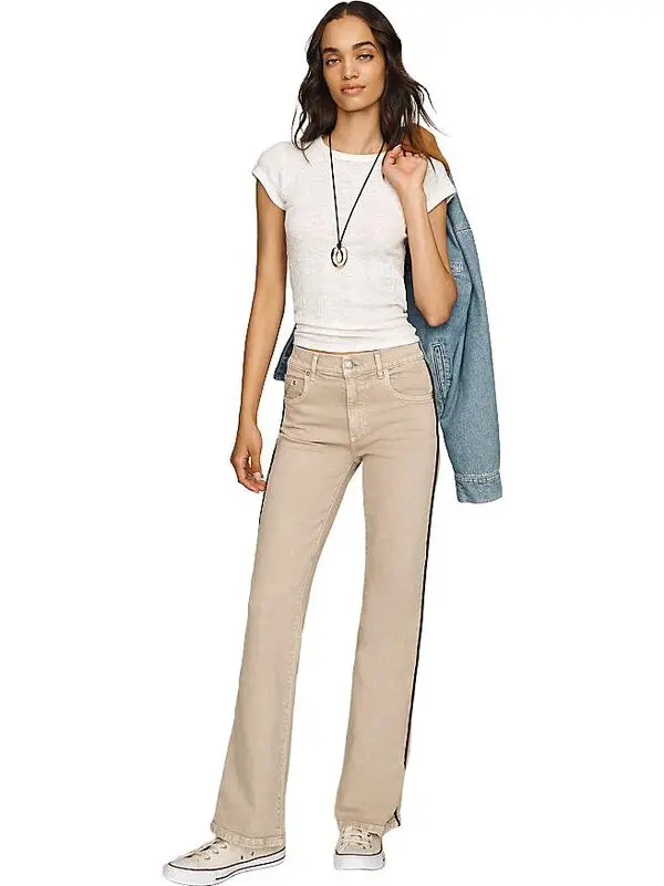 LE JEAN Nomad Barrel Leg Jeans - Dove