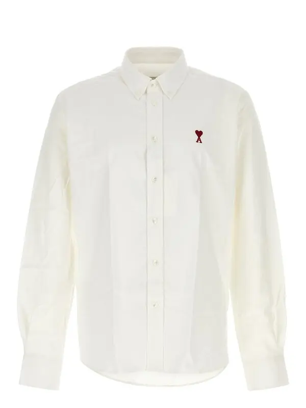 AMI Paris Oxford Shirt - White