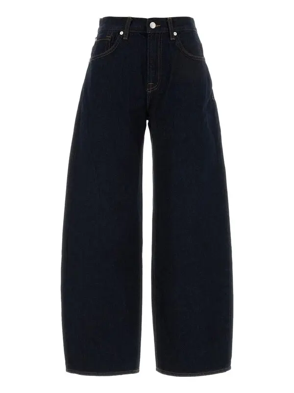 Seven For All Mankind Wide-leg Denim Jeans - Blue
