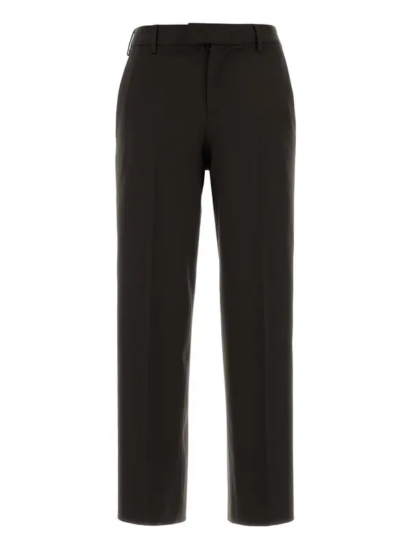 PT TORINO Stretch Wool Tailored Pants - Brown