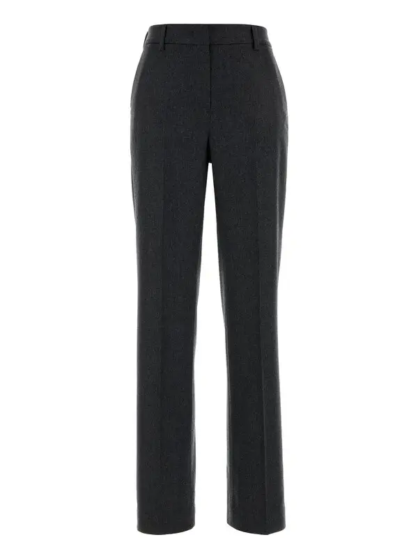 PT TORINO Graphite Wool Blend Ambra Pant - Grey