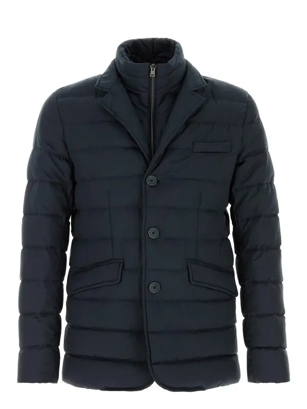 Herno Quilted Down Jacket - Blue