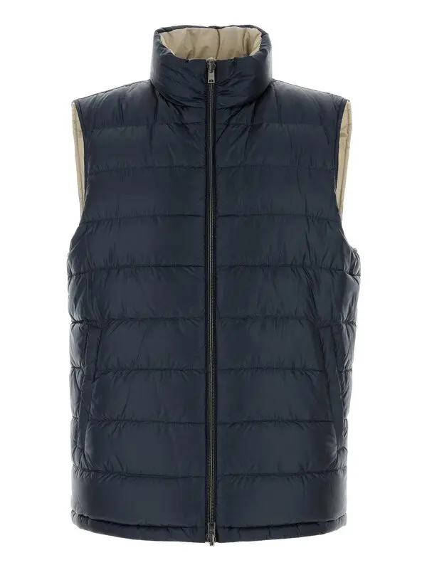 Herno Sleeveless Down Jacket - Blue