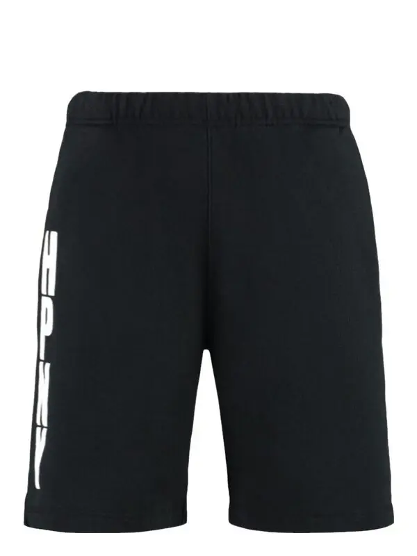 Heron Preston Logo Print Relaxed Fit Shorts - Black