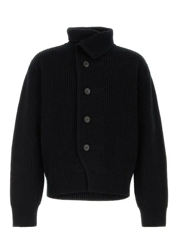 Dries Van Noten Wool Cardigan - Black