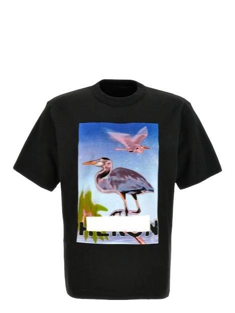 Heron Preston Graphic Printed Crewneck T-shirt - Black