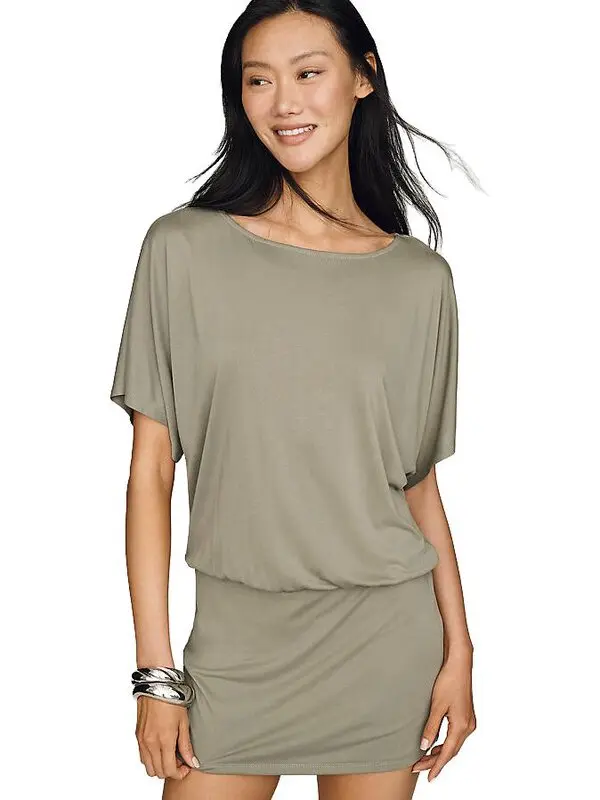 NIA Bruna Knit Midi Dress - Olive