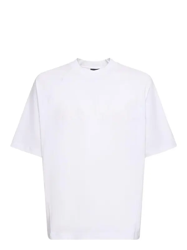 Jacquemus Logo Printed Crewneck T-shirt - White