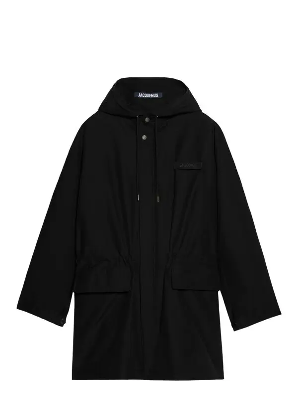 Jacquemus La Parka Hooded Parka - Black