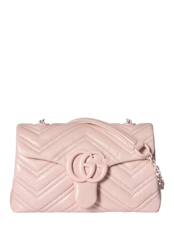Gucci Gg Marmont Mini Shoulder Bag - Pink