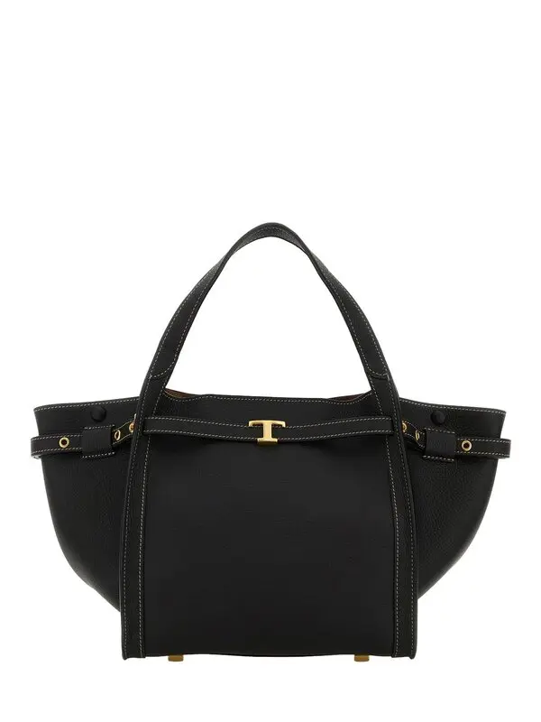 TOD'S Small Leather Handbag - Black
