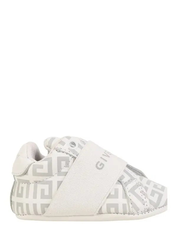 Givenchy 4g Monogram Leather Slippers - White