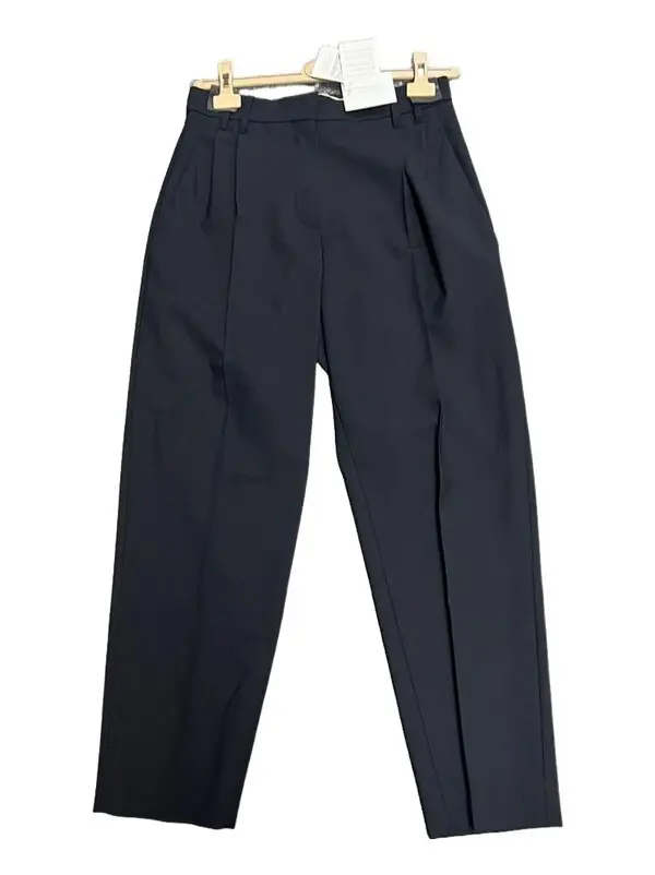 Brunello Cucinelli Tailored Trousers With Belt Loops - Black