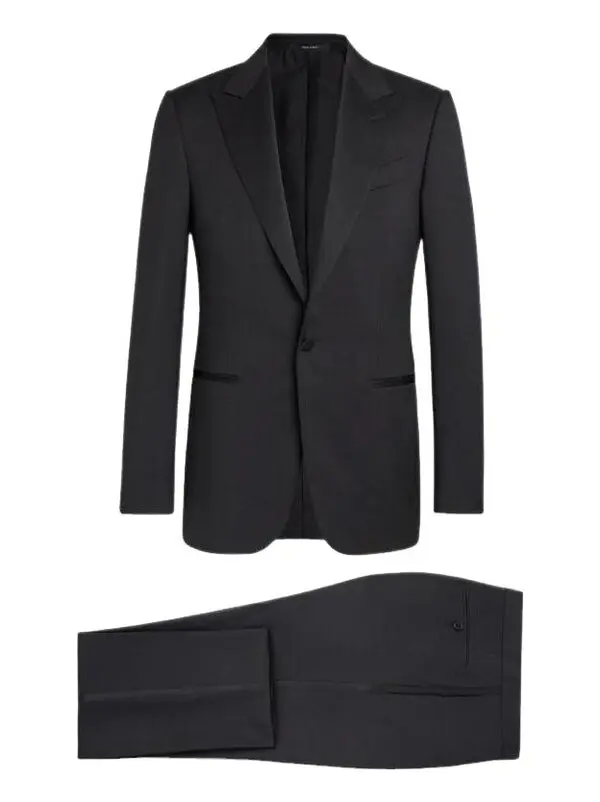 Zegna Wool Suit - Black