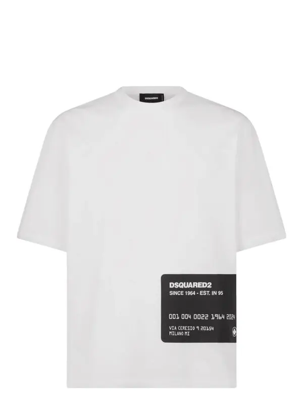 Dsquared2 Logo Printed Crewneck T-shirt - White