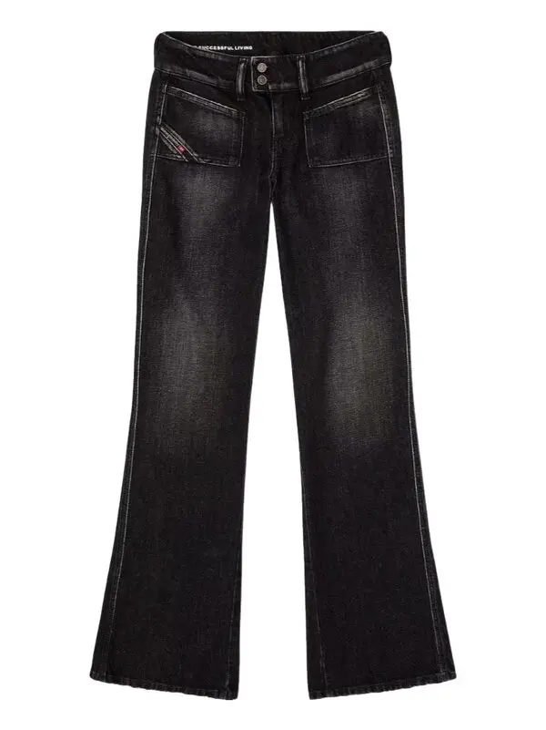 DIESEL® D-hush Bootcut Jeans - Black