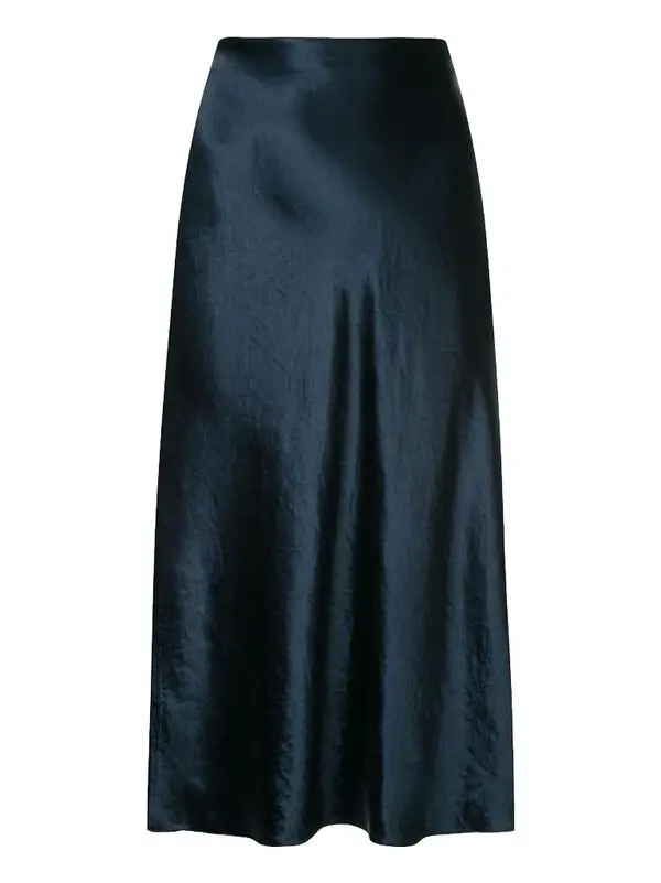 Vince High Waisted Pleated Skirt - Black