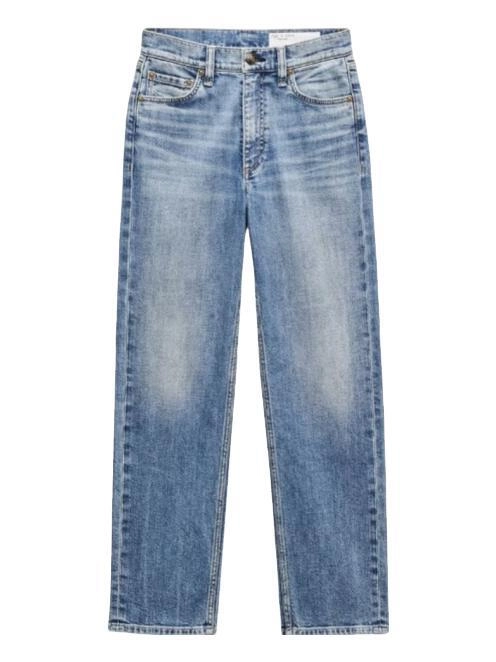 Rag & Bone Harlow Ankle Straight Jeans - Blue