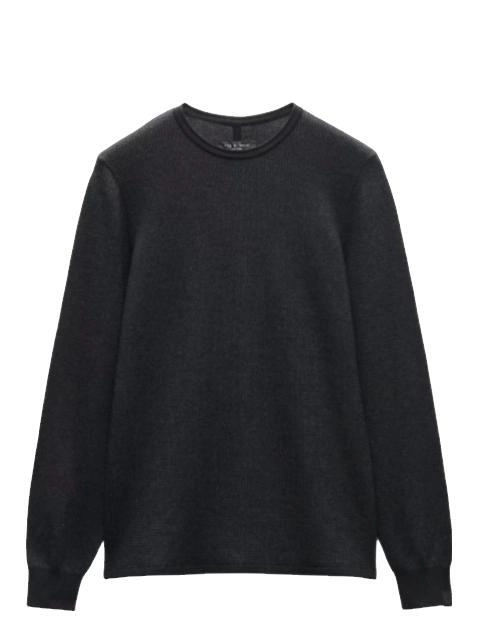 Rag & Bone Gregory Crewneck Sweater - Black