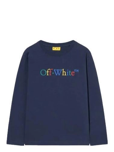 Off-White Arrow Ruler Long-sleeve T-shirt - Navy - Multicolour